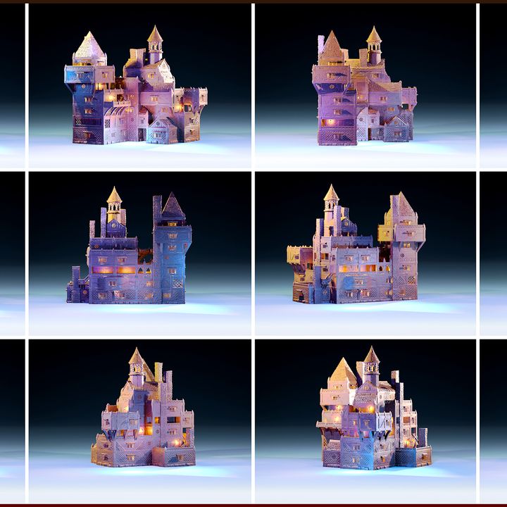 3D Printable Redtree Monastery - Complete Pack by NovaMinis